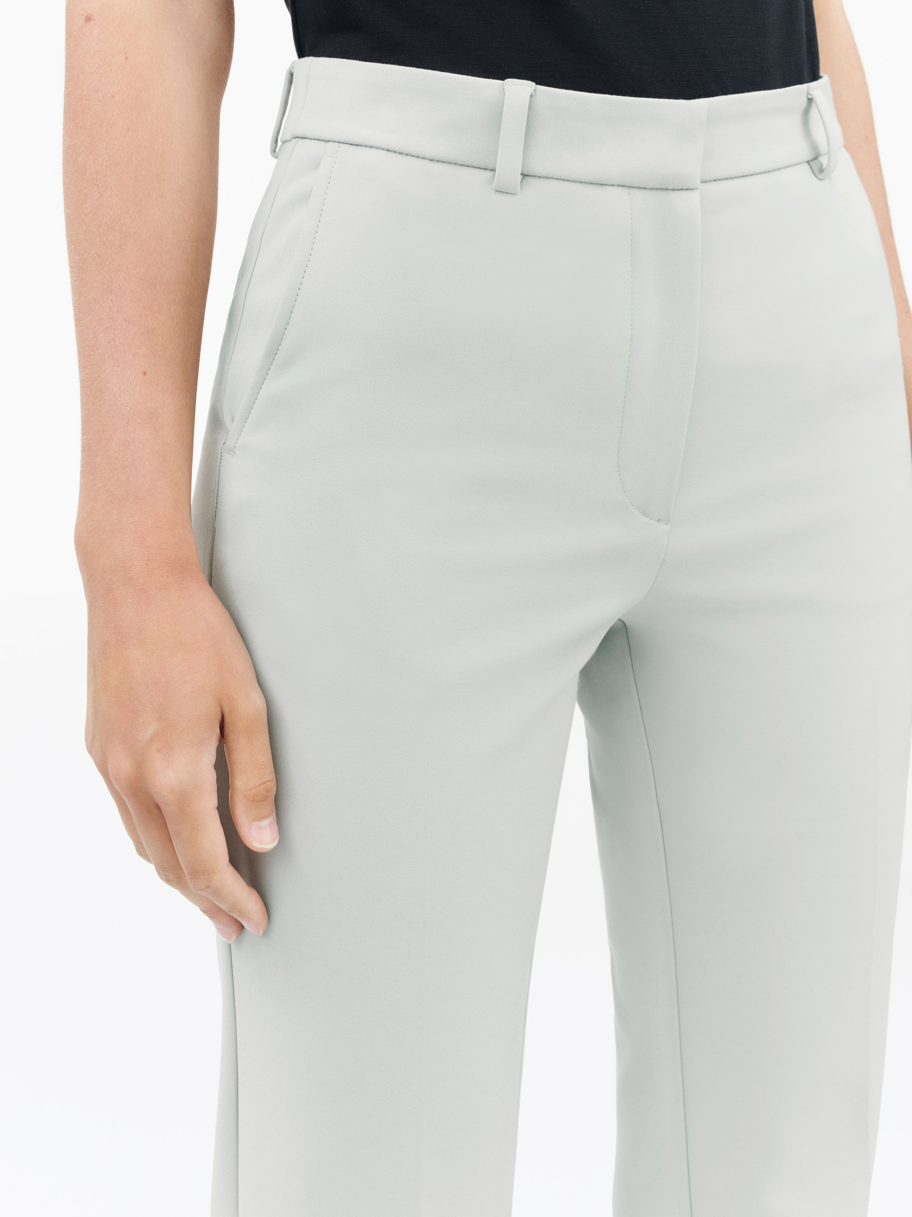 Pantalon Noowa en coton biologique gris | Tiger Of Sweden
