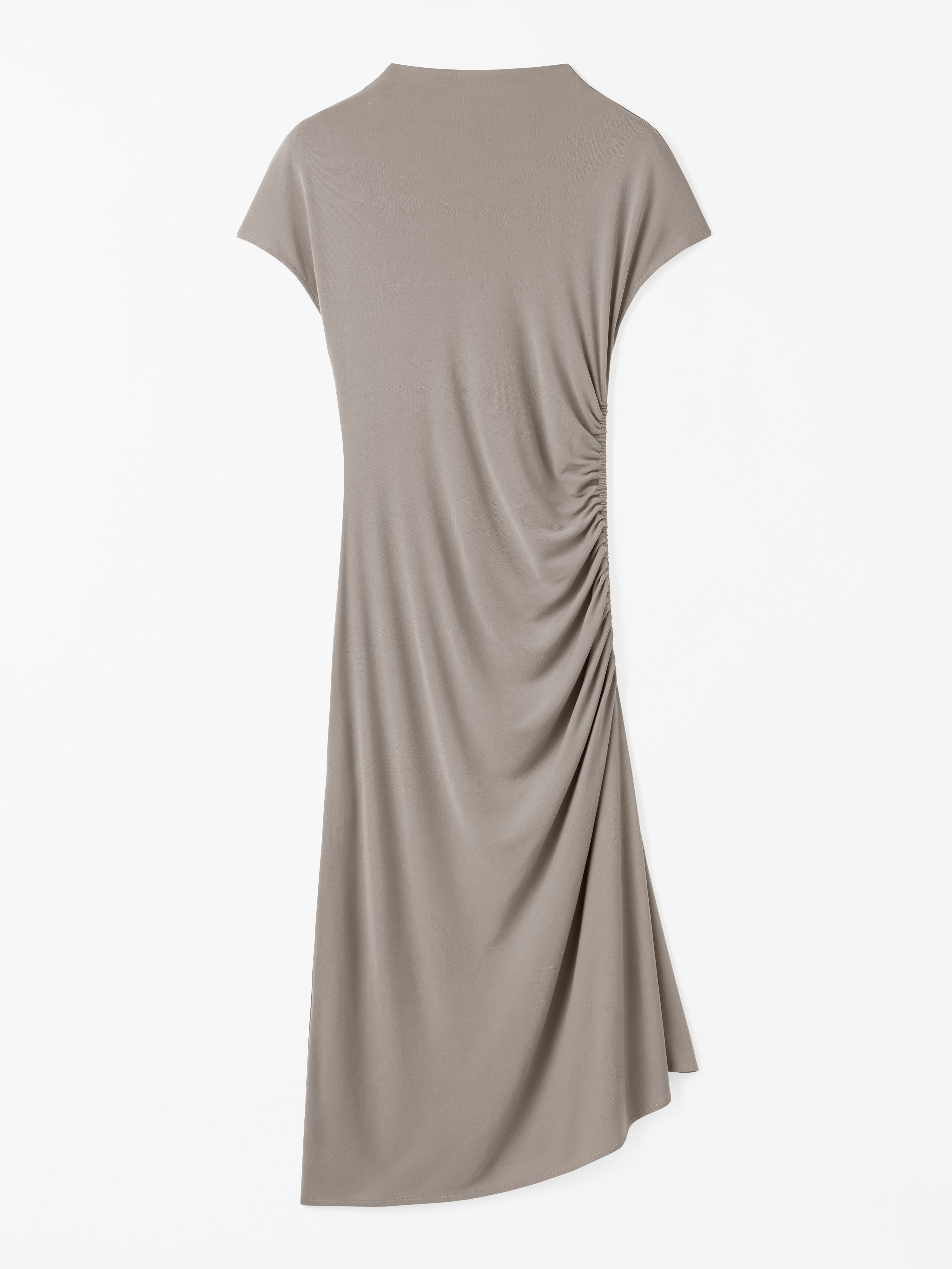 Aliz Slip-on drapey matte Viscose Dress | Tiger Of Sweden